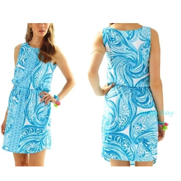 Lilly Pulitzer | Dresses | Nwt Lilly Pulitzer Windward Dress Sea ...